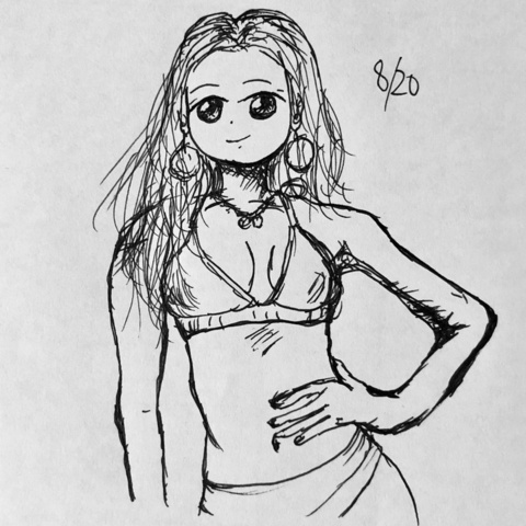 TINAMI - [イラスト]5分スケッチ 19/8/20