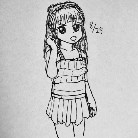 TINAMI - [イラスト]5分スケッチ 19/8/25