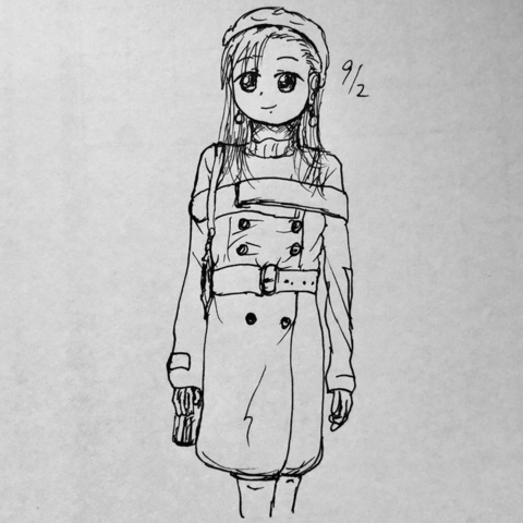 TINAMI - [イラスト]5分スケッチ 19/9/2