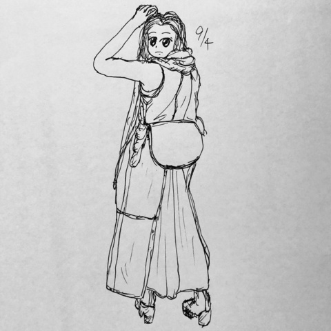 TINAMI - [イラスト]5分スケッチ 19/9/4