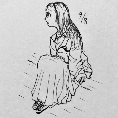 TINAMI - [イラスト]5分スケッチ 19/9/8