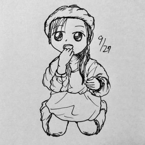 TINAMI - [イラスト]5分スケッチ 19/9/27