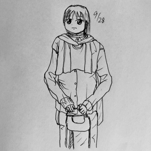 TINAMI - [イラスト]5分スケッチ 19/9/28