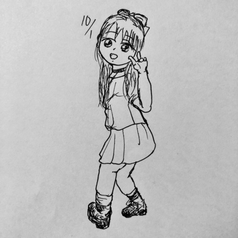 TINAMI - [イラスト]5分スケッチ 19/10/1