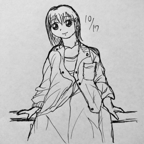 TINAMI - [イラスト]5分スケッチ 19/10/17