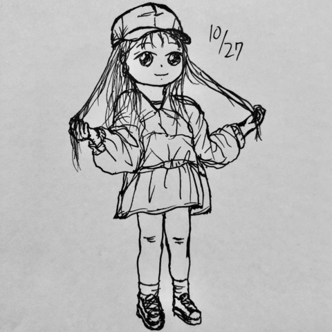 TINAMI - [イラスト]5分スケッチ 19/10/27