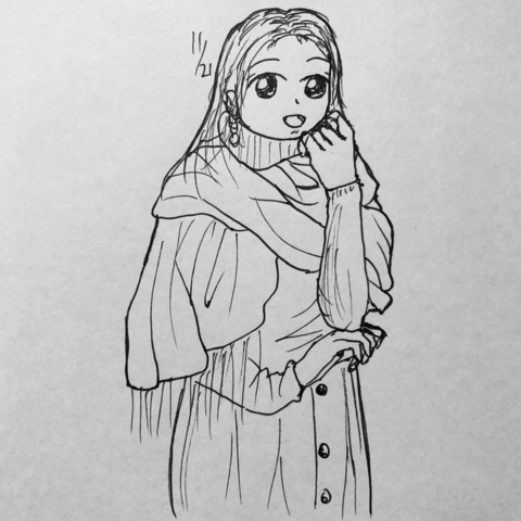 TINAMI - [イラスト]5分スケッチ 19/11/21