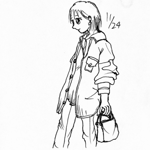 TINAMI - [イラスト]5分スケッチ 19/11/24