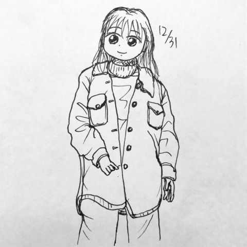 TINAMI - [イラスト]5分スケッチ 19/12/31