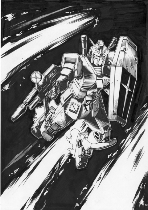 TINAMI - [イラスト]コミッション・RX-78