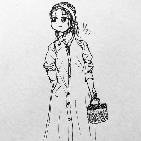 TINAMI - [イラスト]5分スケッチ 20/1/23