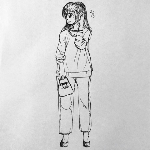 TINAMI - [イラスト]5分スケッチ 20/2/5