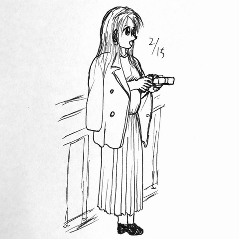 TINAMI - [イラスト]5分スケッチ 20/2/15