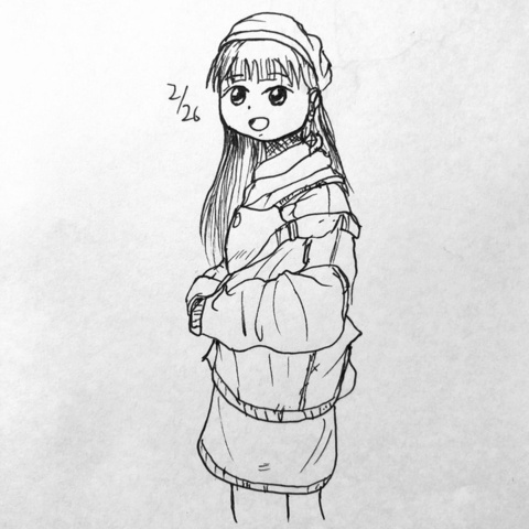 TINAMI - [イラスト]5分スケッチ 20/2/26