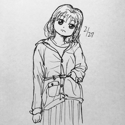 TINAMI - [イラスト]5分スケッチ 20/2/27