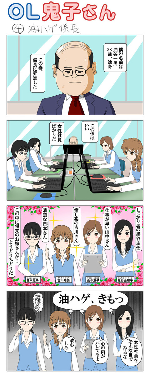 TINAMI - [マンガ]OL鬼子さん④