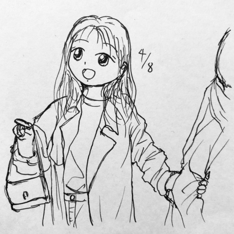 TINAMI - [イラスト]5分スケッチ 20/4/8