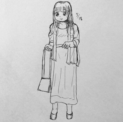 TINAMI - [イラスト]5分スケッチ 20/5/18