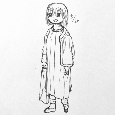 TINAMI - [イラスト]5分スケッチ 20/5/20