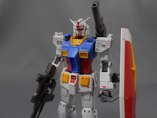 TINAMI - [モデル]HG RX-78-02 ガンダム (GUNDAM THE ORIGIN版)前期型/中期型
