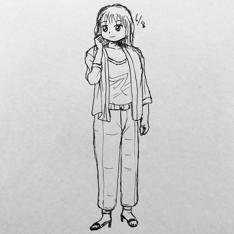 TINAMI - [イラスト]5分スケッチ 20/6/8