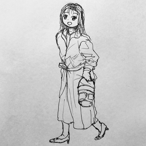 TINAMI - [イラスト]5分スケッチ 20/7/10