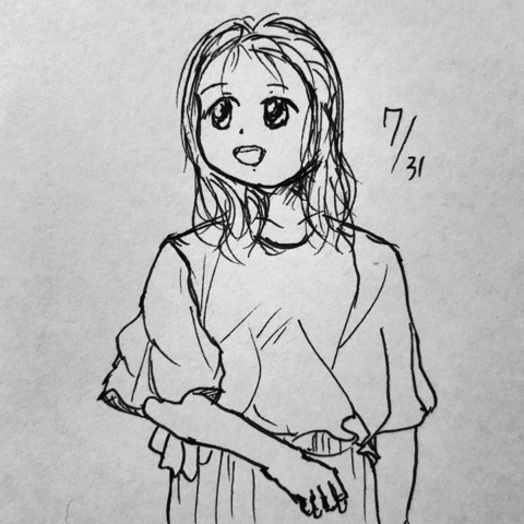 TINAMI - [イラスト]5分スケッチ 20/7/31