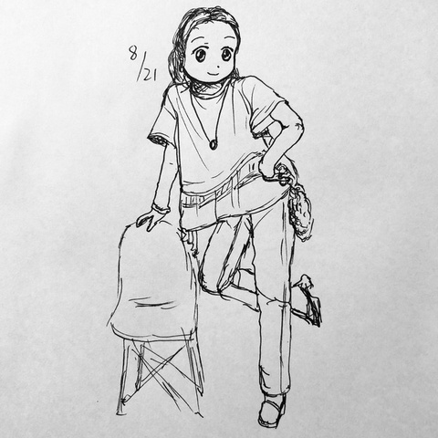 TINAMI - [イラスト]5分スケッチ 20/8/21