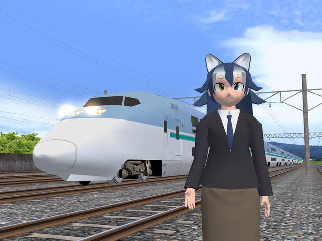 TINAMI - [イラスト]【Railsim】「オール2階建て新幹線Max登場！」