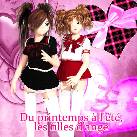 TINAMI - [イラスト]Du printemps à l'été, les filles dange_011