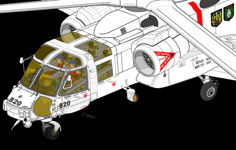 TINAMI - [イラスト]（Step-27 機首のみ , 2021年5月9日 日曜日 2時30分）フェネストロン・シコルスキー S-72 長胴体型 "Marquise"（マーキス） 「X ...