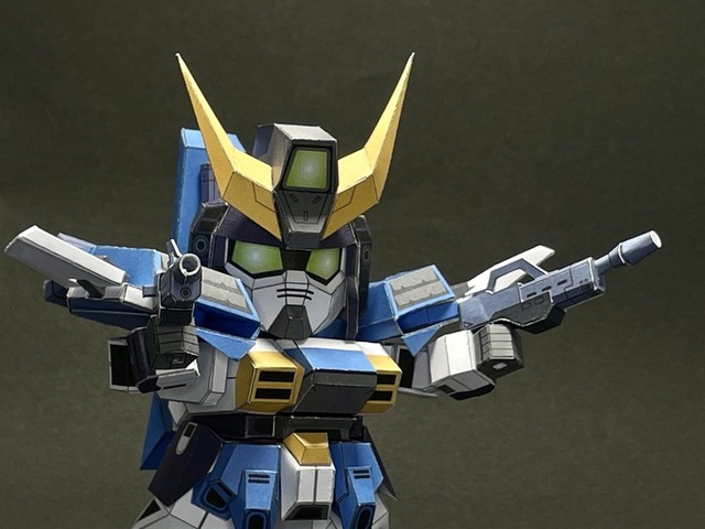 TINAMI - [モデル]【ペーパークラフト】SD ガンダムエアマスターバースト
