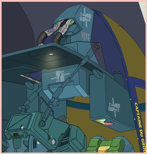 TINAMI - [イラスト](第19版）可変戦闘機『VFH-10B オーロラン』操縦区画の I/O 機構