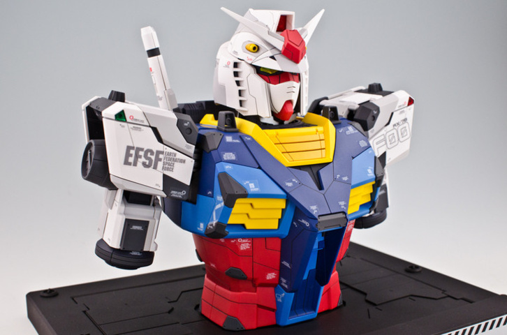TINAMI - [モデル]RX-78F00 ガンダムバストモデル