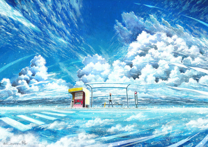 TINAMI - [イラスト]思い出は上の空