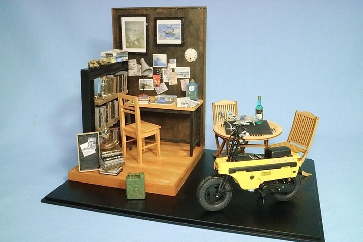 TINAMI - [モデル]モトコンポ（HONDA AB12）アオシマ1/12