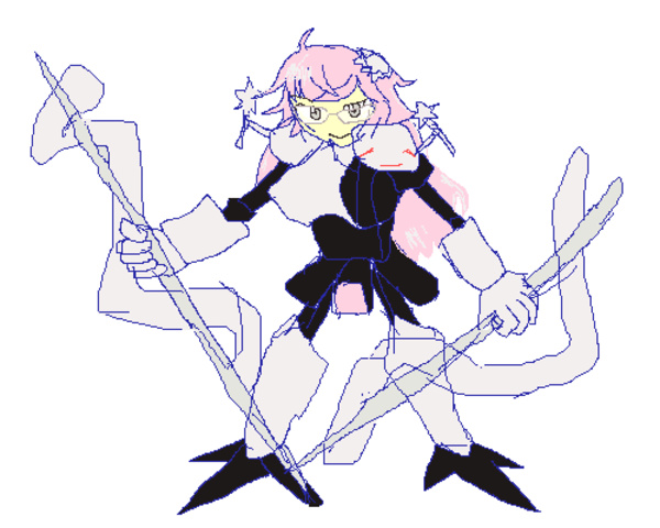 TINAMI - [イラスト]飾利潤専用フレームモビルスーツ