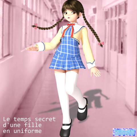 TINAMI - [イラスト]Le temps secret d'une fille en uniforme 012