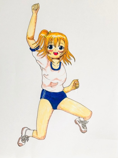 TINAMI - [イラスト]ブルマジャンプ穂乃果 22/9/18