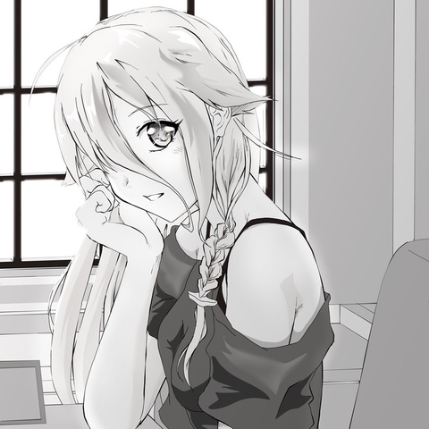 TINAMI - [イラスト]IAちゃんとカフェで