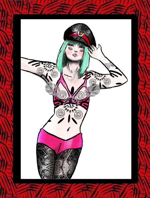 TINAMI - [イラスト]電脳浮世美人画かたろぐ 6（デジタルガールズイラスト）_D-Fashion6-010(応用画）