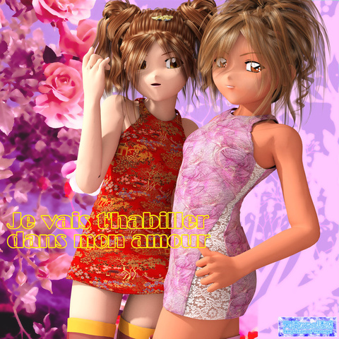 TINAMI - [イラスト]Je vais t'habiller dans mon amour 002