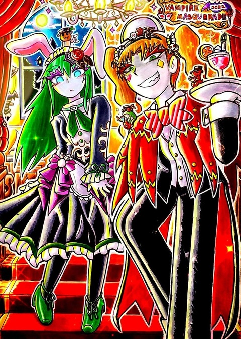 TINAMI - [イラスト]ヴァンパイアマスカレード…華麗なるハロウィンへ…2022