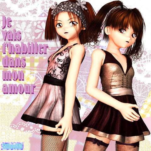 TINAMI - [イラスト]Je vais t'habiller dans mon amour 011