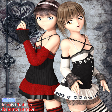 TINAMI - [イラスト]Je vais t'habiller dans mon amour 024