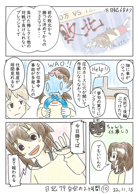 TINAMI - [マンガ]日記79 空白の…⑩