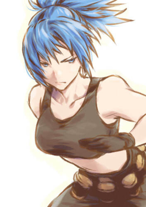 TINAMI - [イラスト]TwitterのKOF絵レオナ