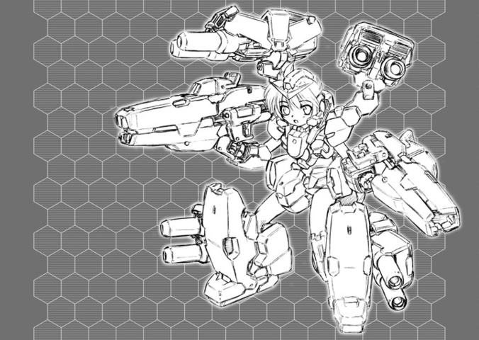 TINAMI - [イラスト]MS少女 ヴァーチェさん