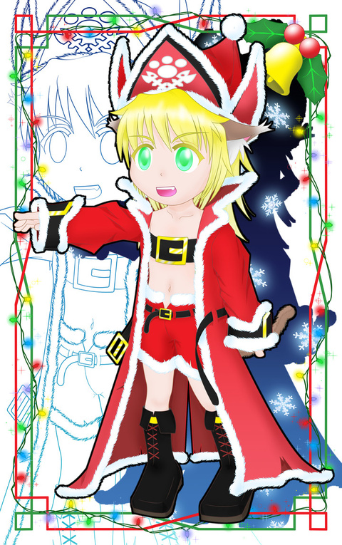 TINAMI - [イラスト]キャプテンバンニャーゴ（X'mas）