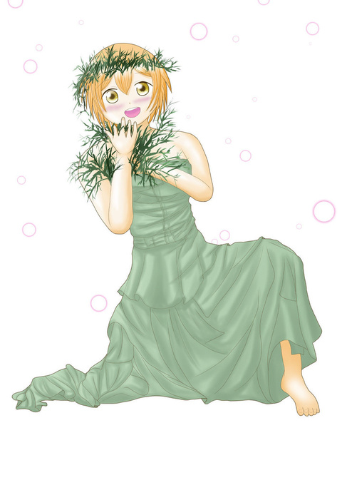 TINAMI - [イラスト]グリーン凛ちゃん 22/1/13